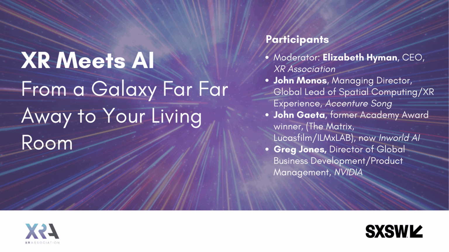 XRA AT SXSW 2025: EXPLORING THE INTERSECTION OF XR AND AI IN IMMERSIVE ...