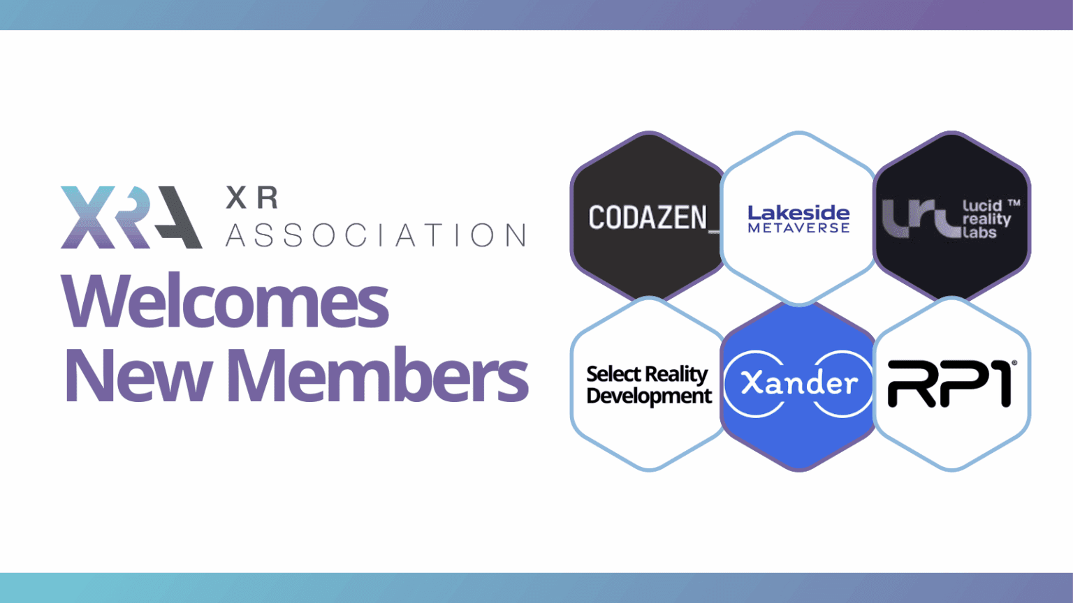 NEW MEMBERS JOIN GROWING ROSTER OF COMPANIES LEADING IN AUGMENTED ...
